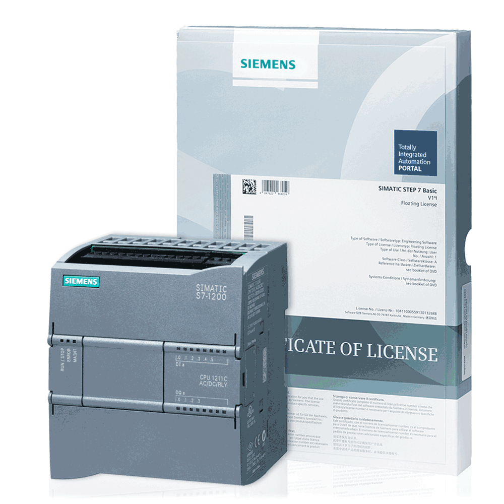 Siemens S7 PLC Starter Kit with SIMATIC STEP 7 Basic V19 — Tech Dealio